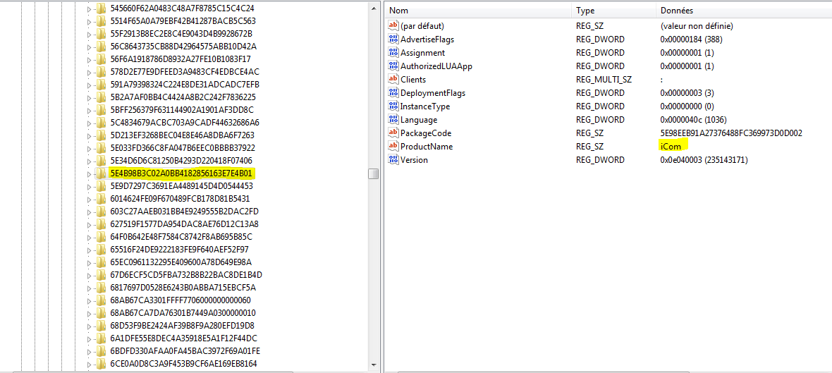 Problèmes d'installation de Works / PharmaX / iCom : Nettoyer la base ...