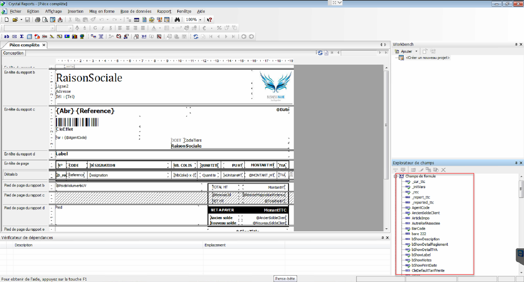 Consulter le contenu d'une formule (ou total) d'un état Crystal Reports ...